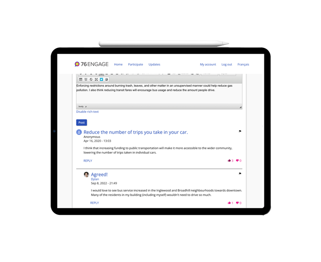 ipad small - 76engage